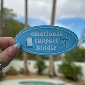 Emotional Support Book Sticker | Adventuringstickers | Reading Sticker ...