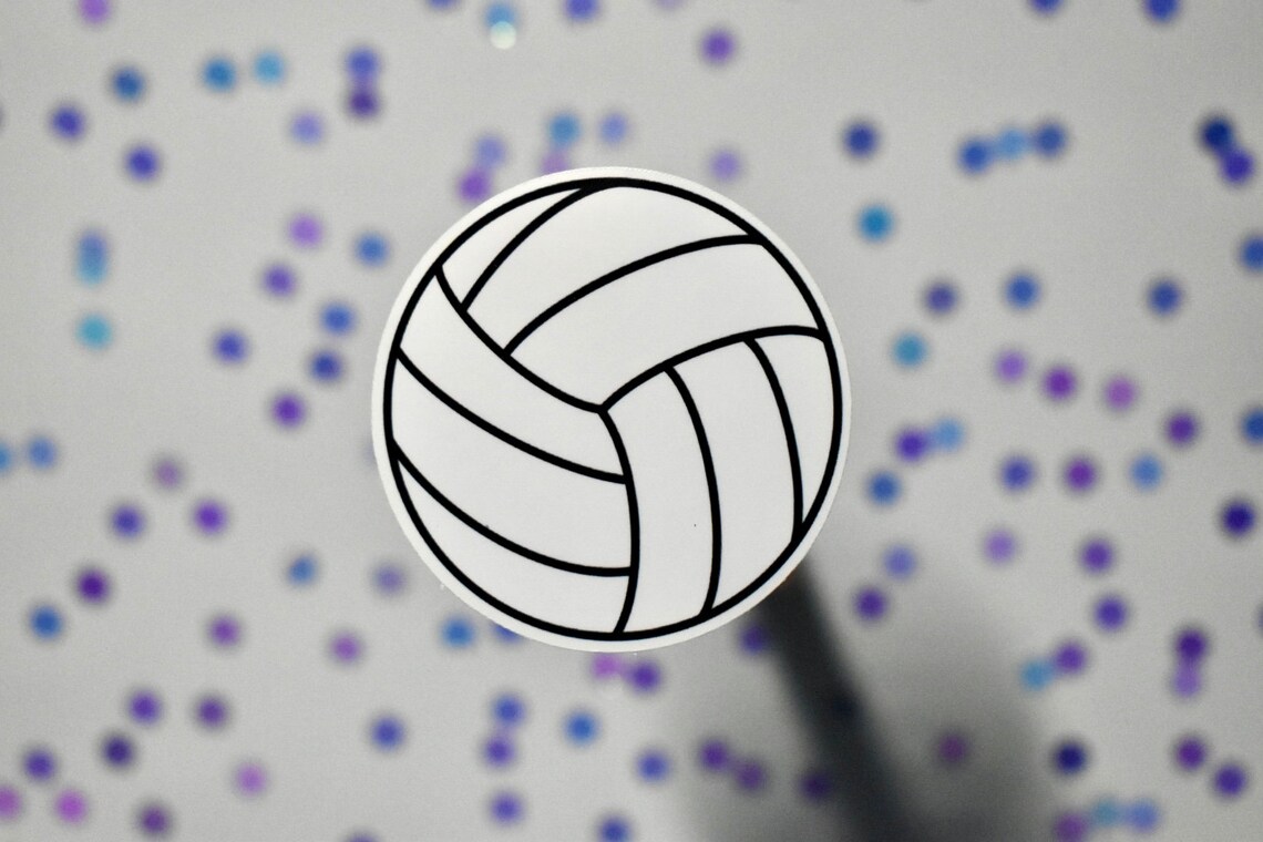 Volleyball Vinyl Sticker Adventuringstickers Sport - Etsy
