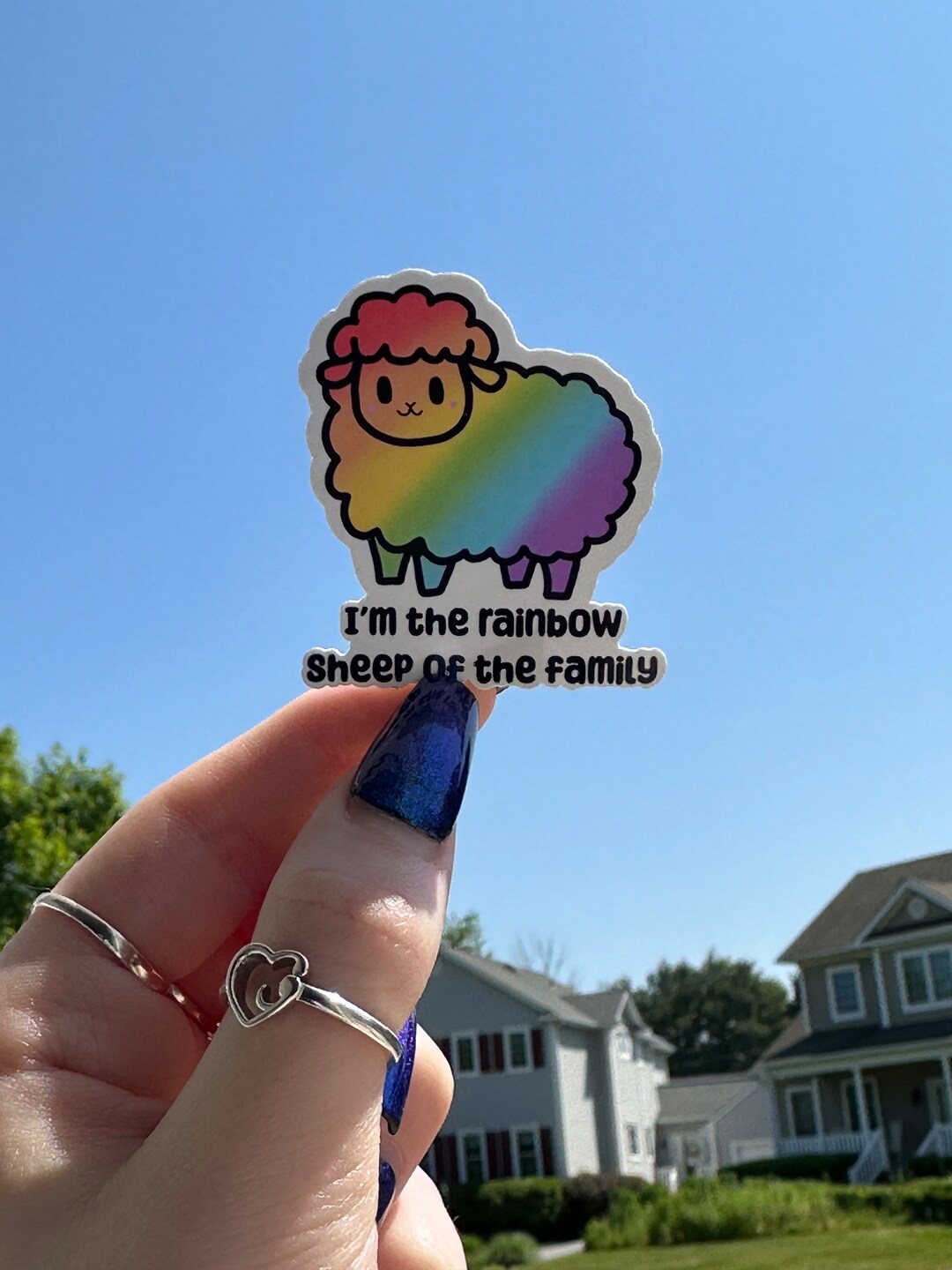 Im the Rainbow Sheep of the Family Vinyl Pride Sticker ...