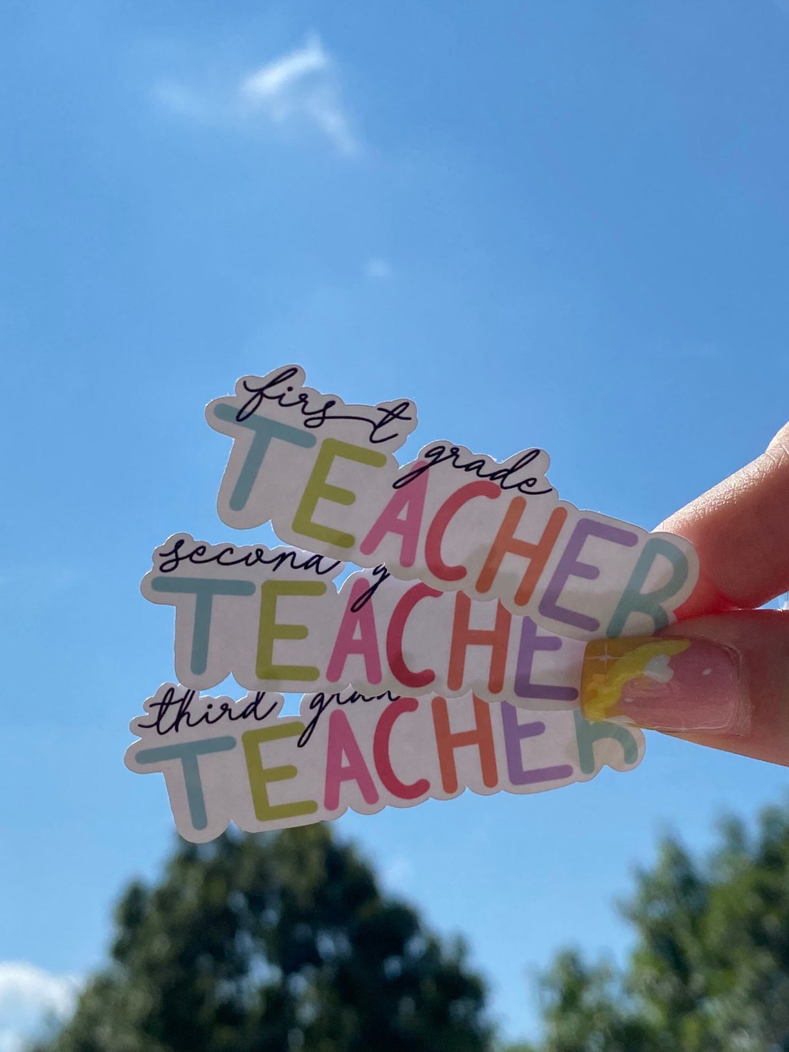 Grade Teacher Custom Sticker Adventuringstickers Back to - Etsy