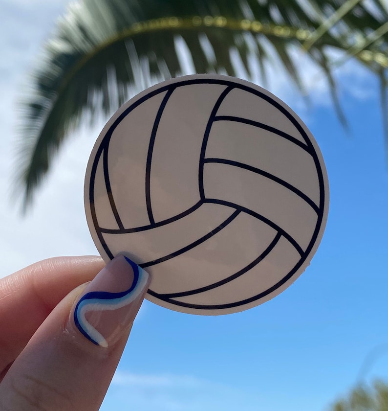Volleyball Vinyl Sticker Adventuringstickers Sport - Etsy