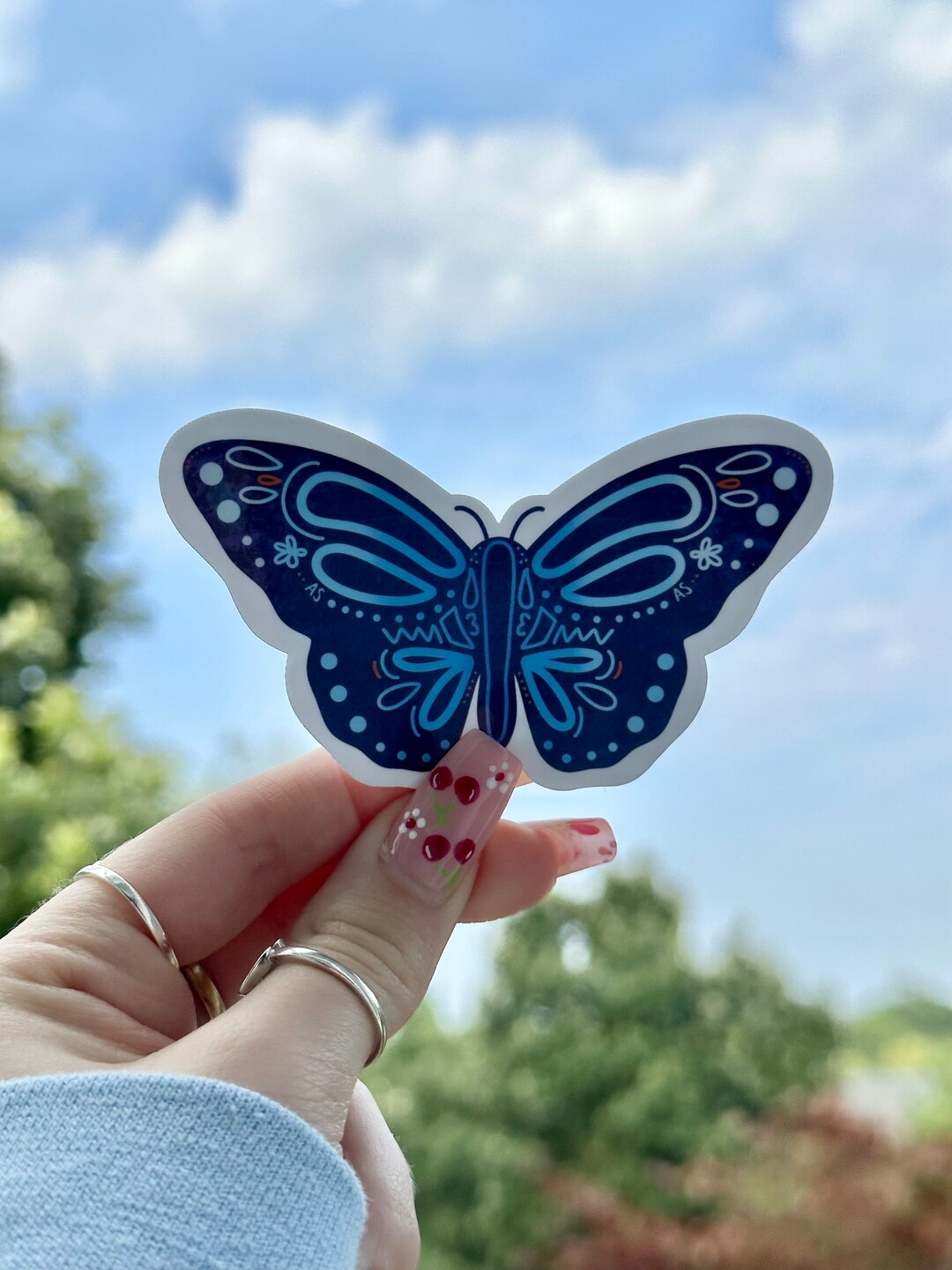 Butterfly Anniversary Sticker | Adventuringstickers 3rd Birthday ...