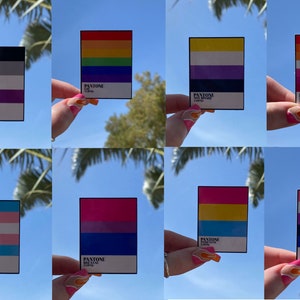 Pride Flag Paint Swatches | | Adventuringstickers |cute Stickers ...