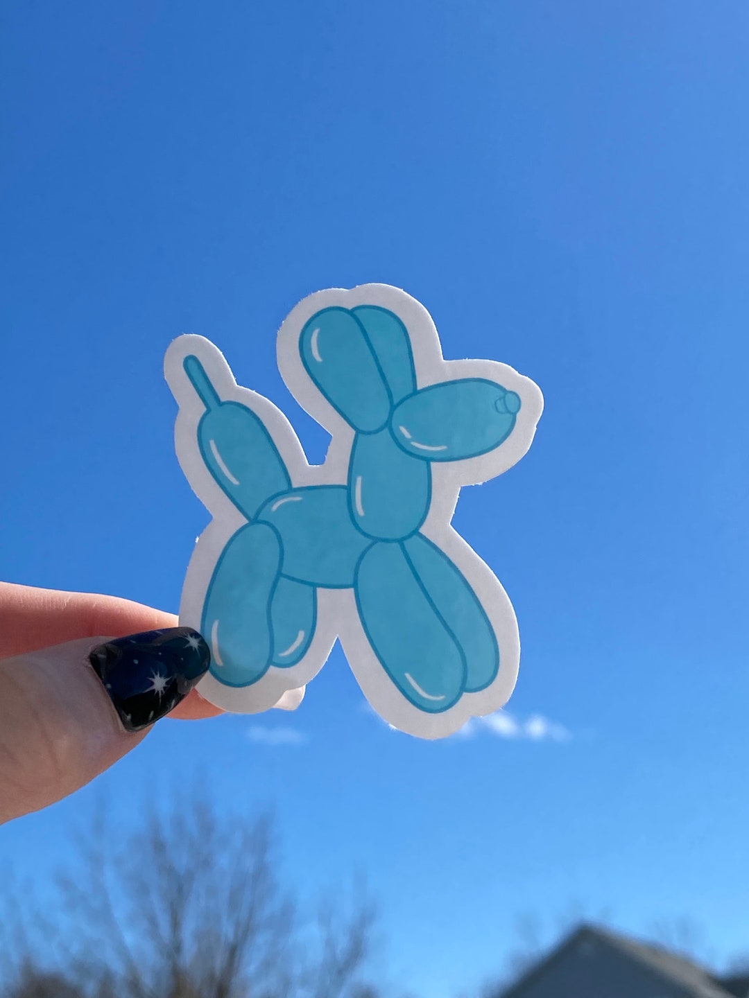 Balloon Dog Sticker | Adventuringstickers | Stickers | Dog Sticker ...