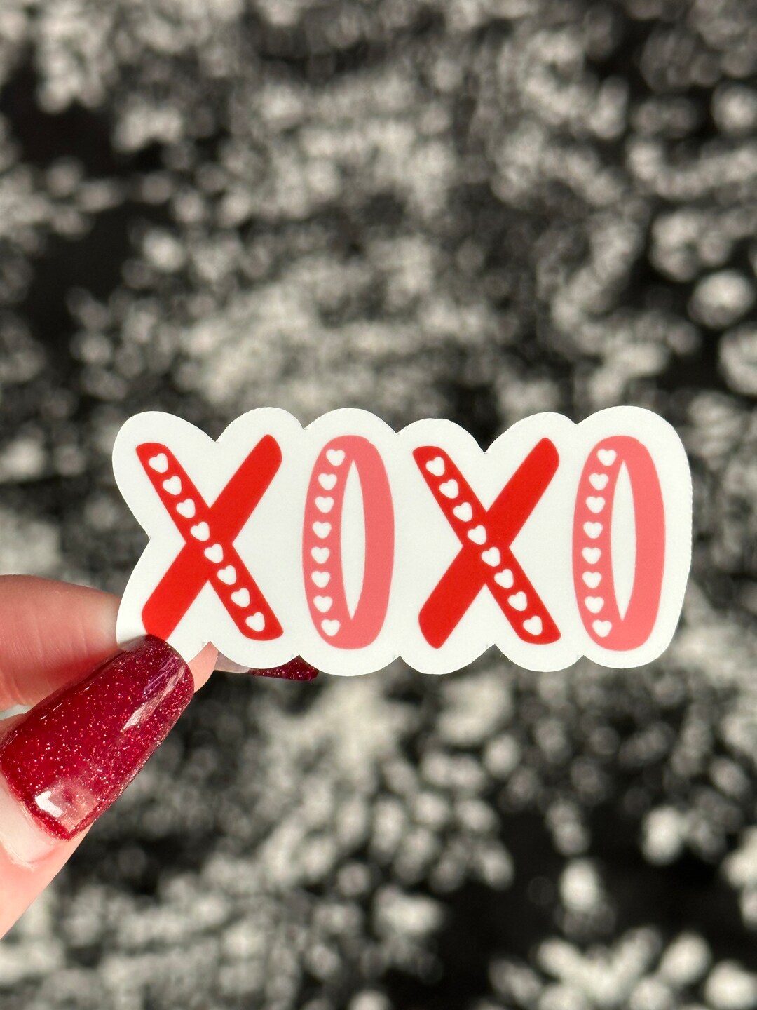 XOXO Sticker Vinyl Sticker Valentines Day Valentines Day Sticker ...