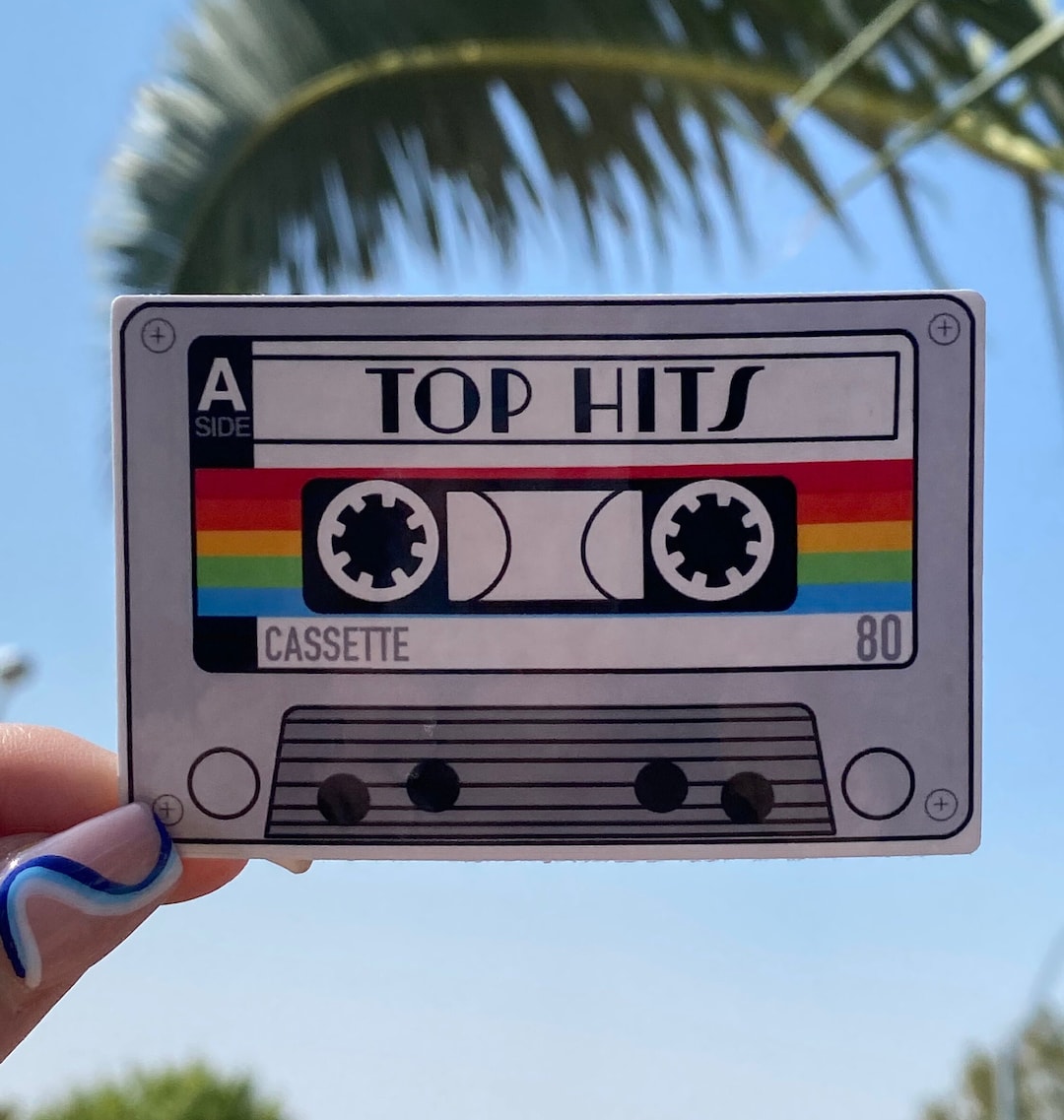 Cassette Tape Vinyl Sticker | Adventuringstickers | Retro Sticker ...