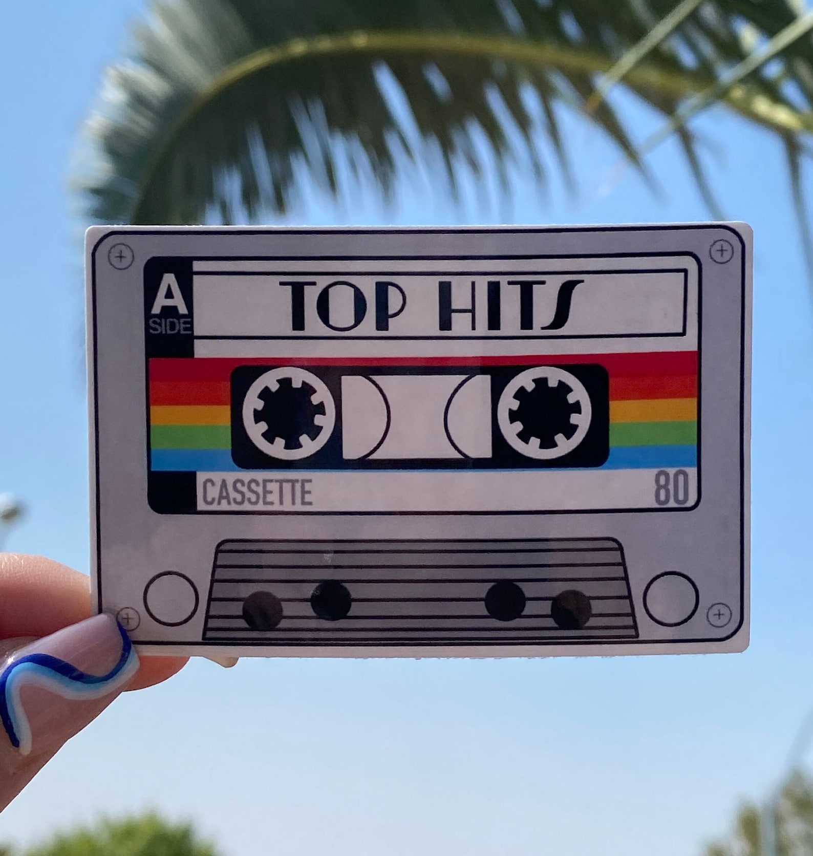 Cassette Tape Vinyl Sticker - Etsy