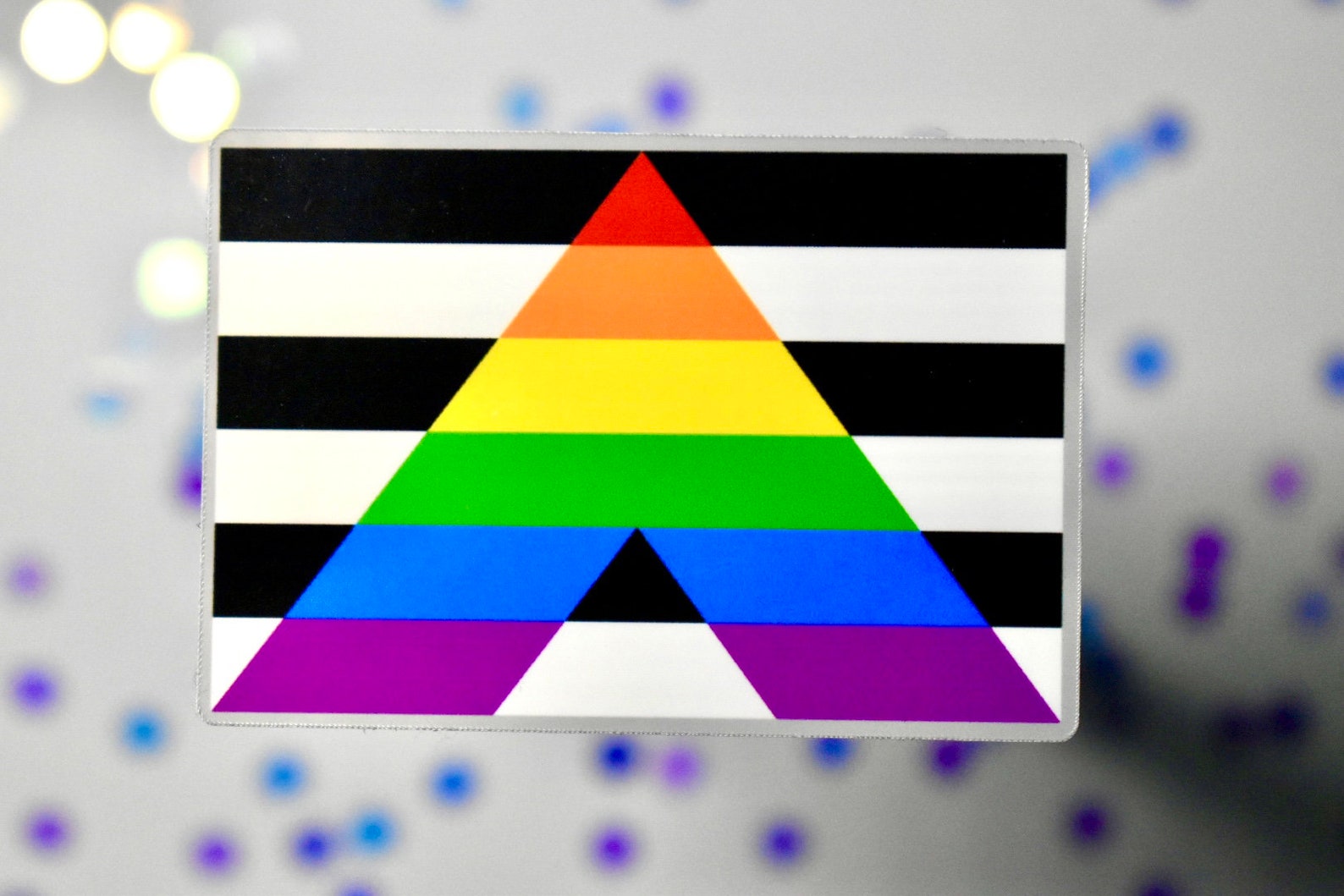 Straight Ally Flag Vinyl Pride Sticker | Etsy