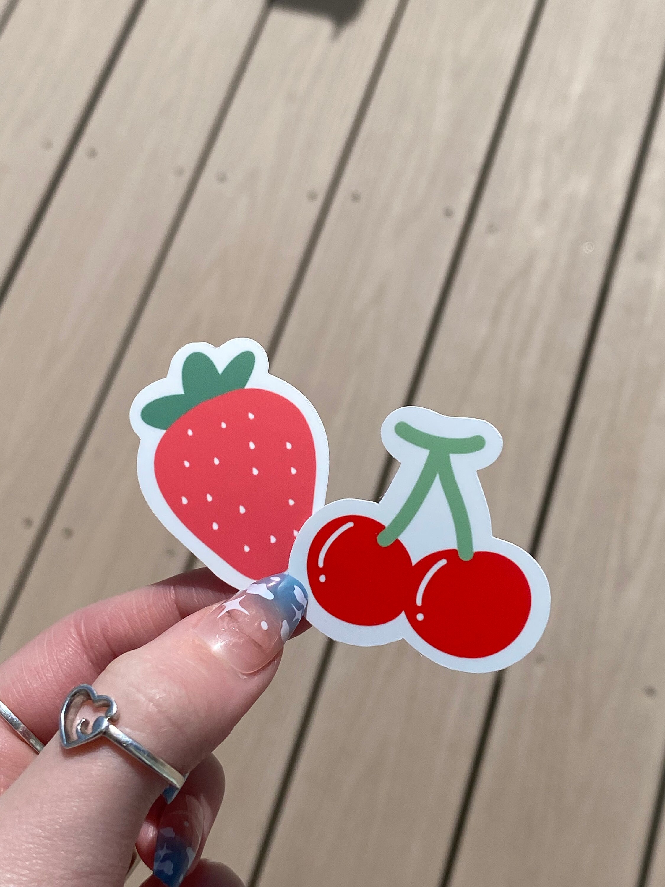 Strawberry Sticker Adventuringstickers Stickers Vinyl - Etsy