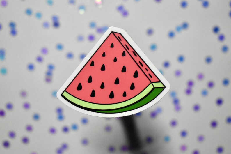 Watermelon Vinyl Sticker | Etsy
