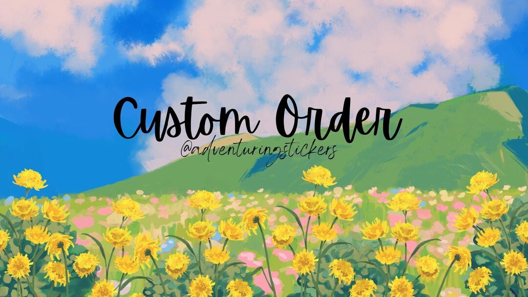 Custom Sticker Orders Adventuringstickers - Etsy