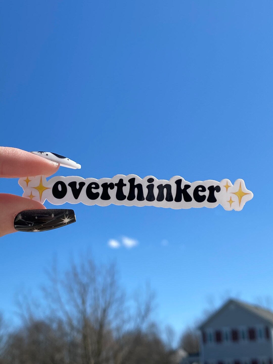 Over-thinker Sticker | Adventuringstickers | Cute Stickers | Stickers ...