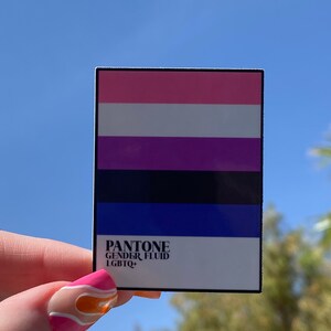 Pride Flag Paint Swatches | | Adventuringstickers |cute Stickers ...