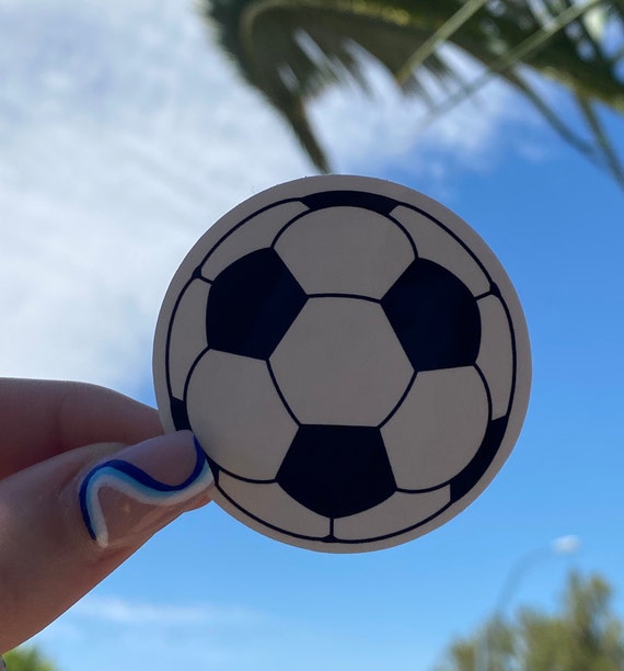 Soccer Ball Vinyl Sticker | Etsy
