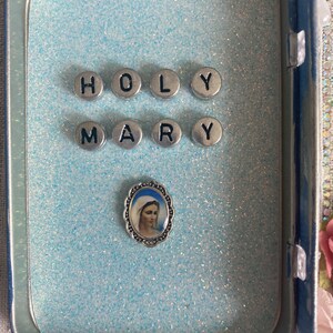 Blessed Virgin Mary Altered Tin Pocket Shrine/altar With Catholic ...