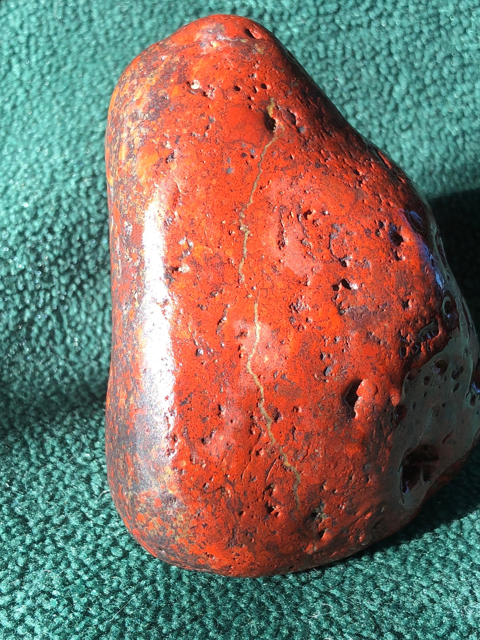 Raw Red Jasper Rock Heliotrope / Bloodstone - Etsy Italia