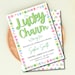 Lucky Charm Birthday Invitation - Etsy