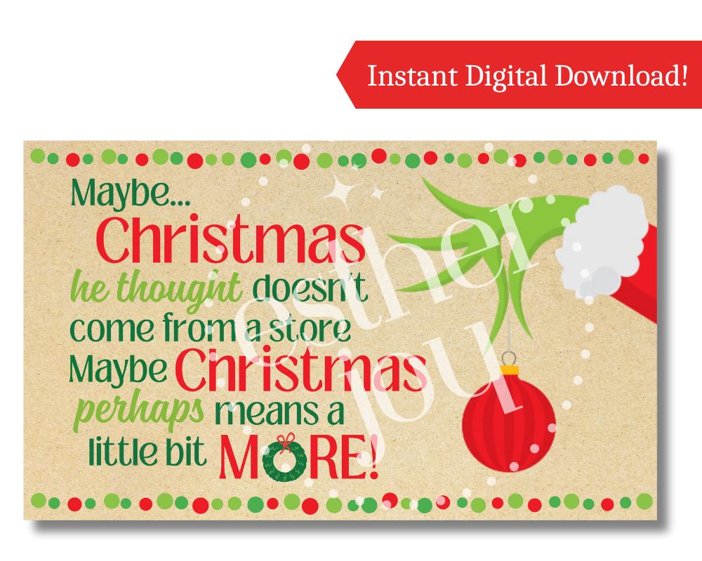 Grinch Inspired Banner - Painting Template - Etsy