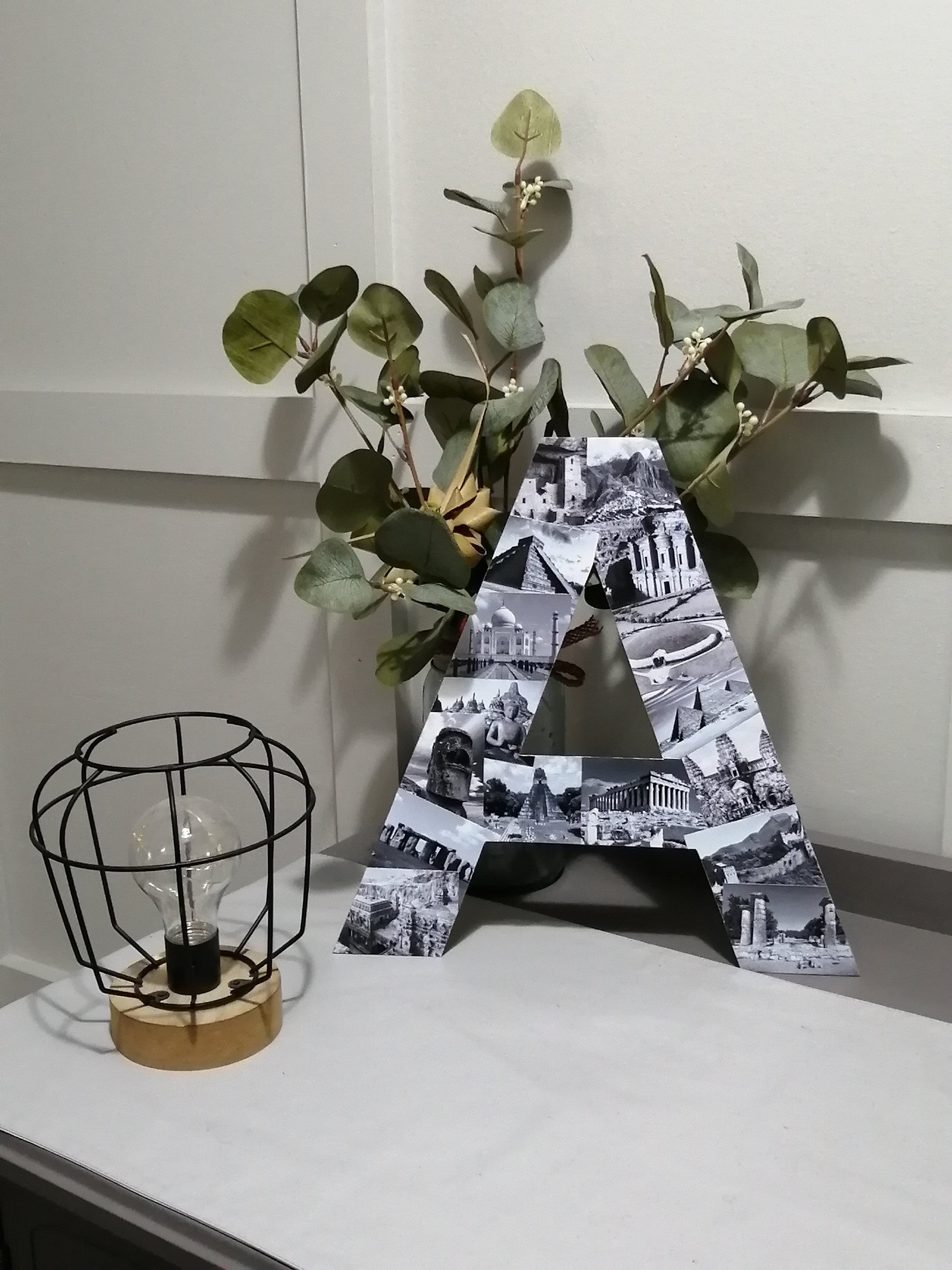 Personalized Photo Collage Letter, Photo Collage Letter, Photo Collage ...