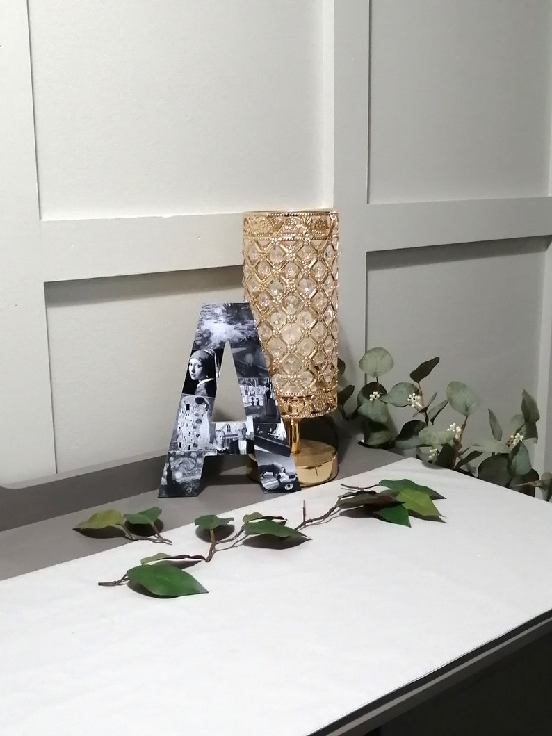 Personalized Photo Collage Letter, Photo Collage Letter, Photo Collage ...