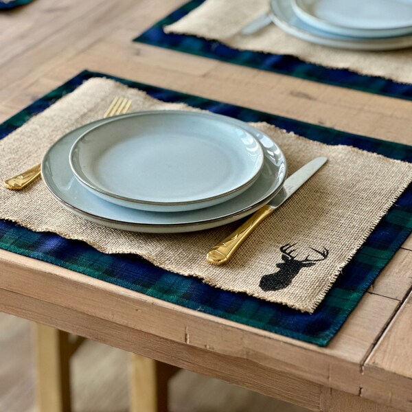 Stag Dinner Set - Etsy UK