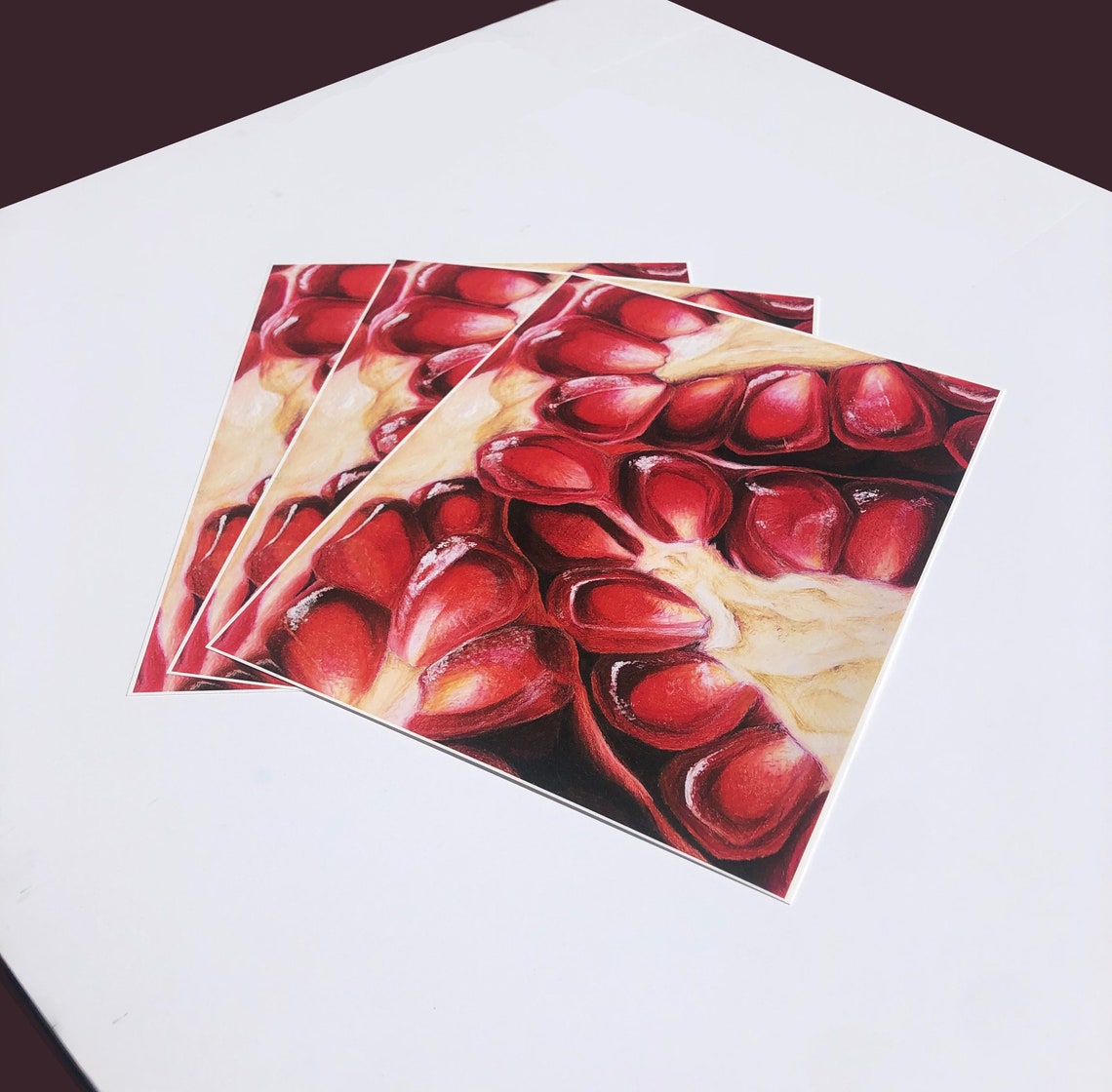 Pomegranate Drawing Art Print | Etsy