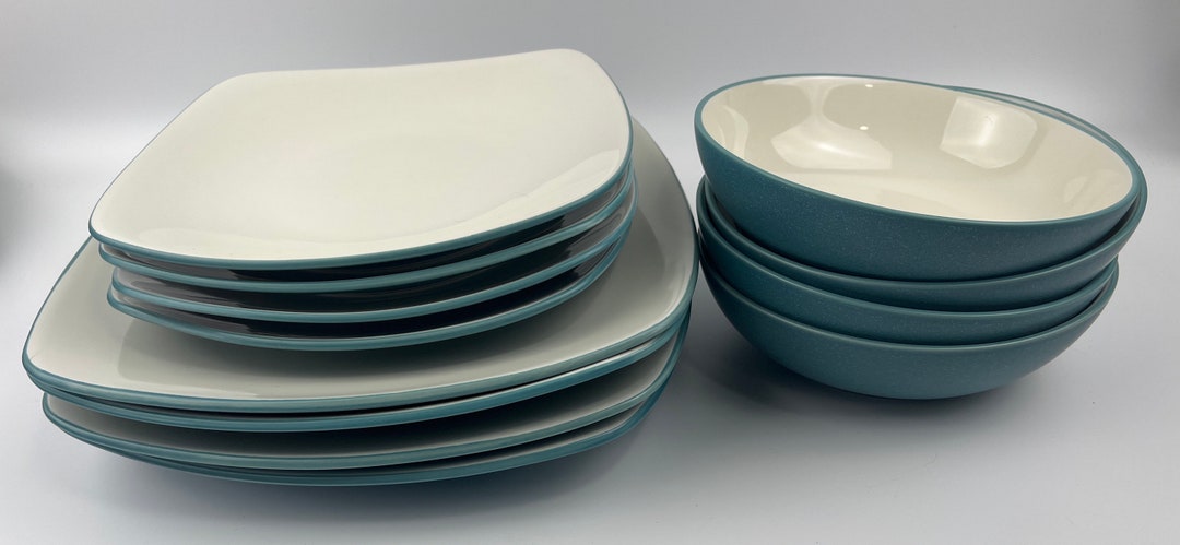 Noritake Stoneware Colorwave Turquoise Dishes - Etsy