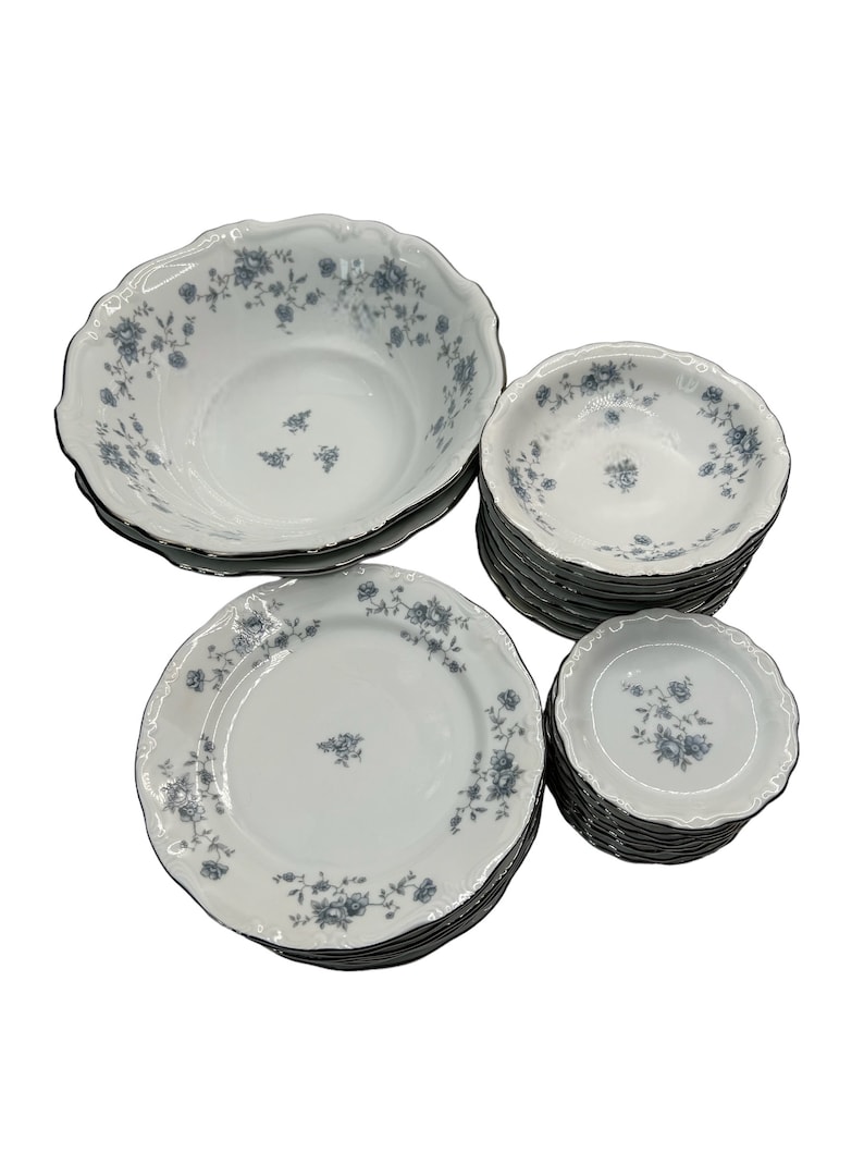 Johann Haviland Bavaria Blue Garland Dishes Bowls/plates - Etsy