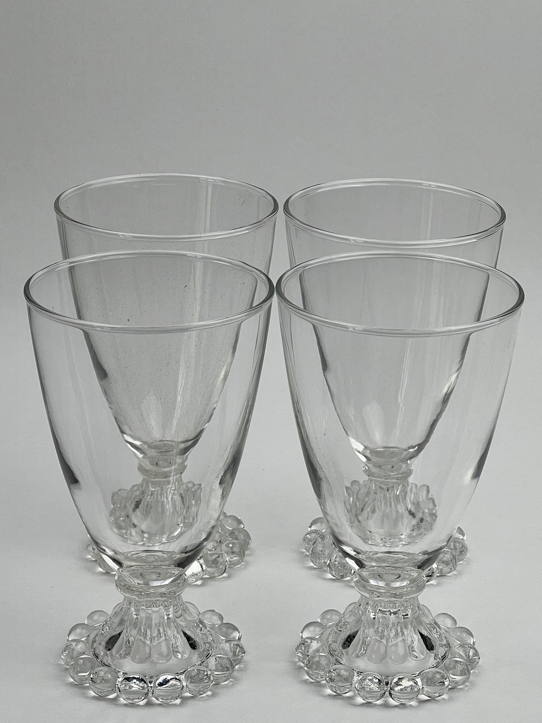 Anchor Hocking Boopie Clear Glasses Set of 4 - Etsy