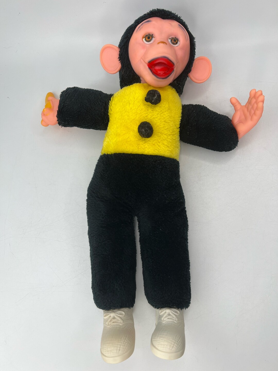 Mr Bim Zip Zippy Monkey 16 Plush With Rubber Face, Hands and Shoes by ...
