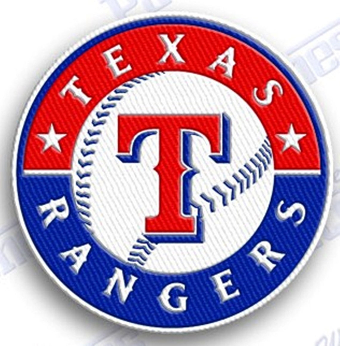 TEXAS RANGERS Iron on Embroidery Embroidered Patch ... Size is - Etsy