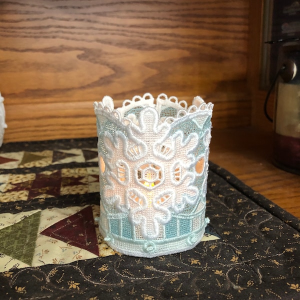 Snowflake Tea Light Holder - Etsy