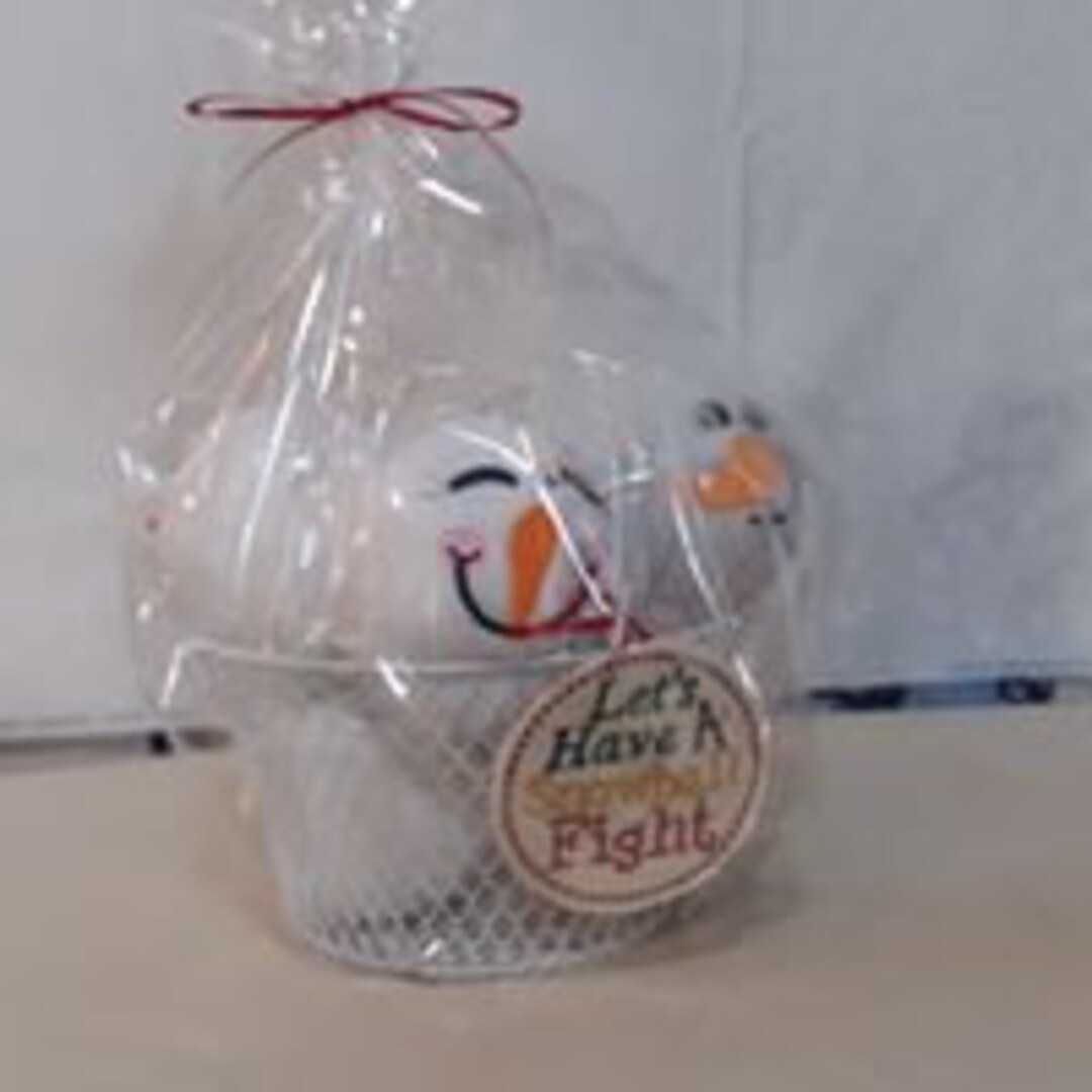 Indoor Snowballs 6 in Basket for Indoor Snowball Fight. - Etsy