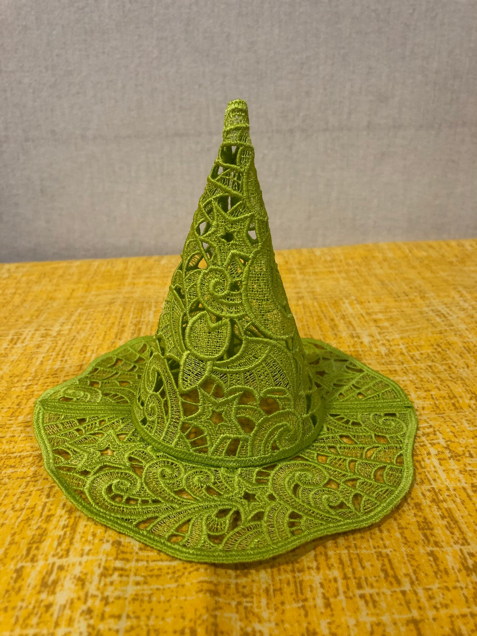 Lighted Lace Witches Hat - Approx. 5 IN. Tall - Etsy