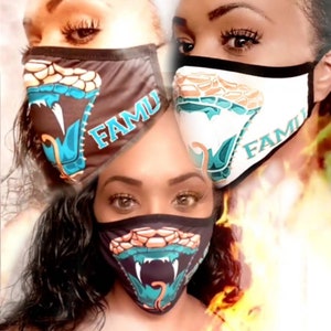 Black Rattler Bite Mask - Etsy