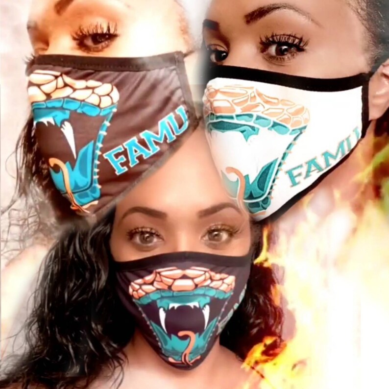 Black Rattler Bite Mask - Etsy