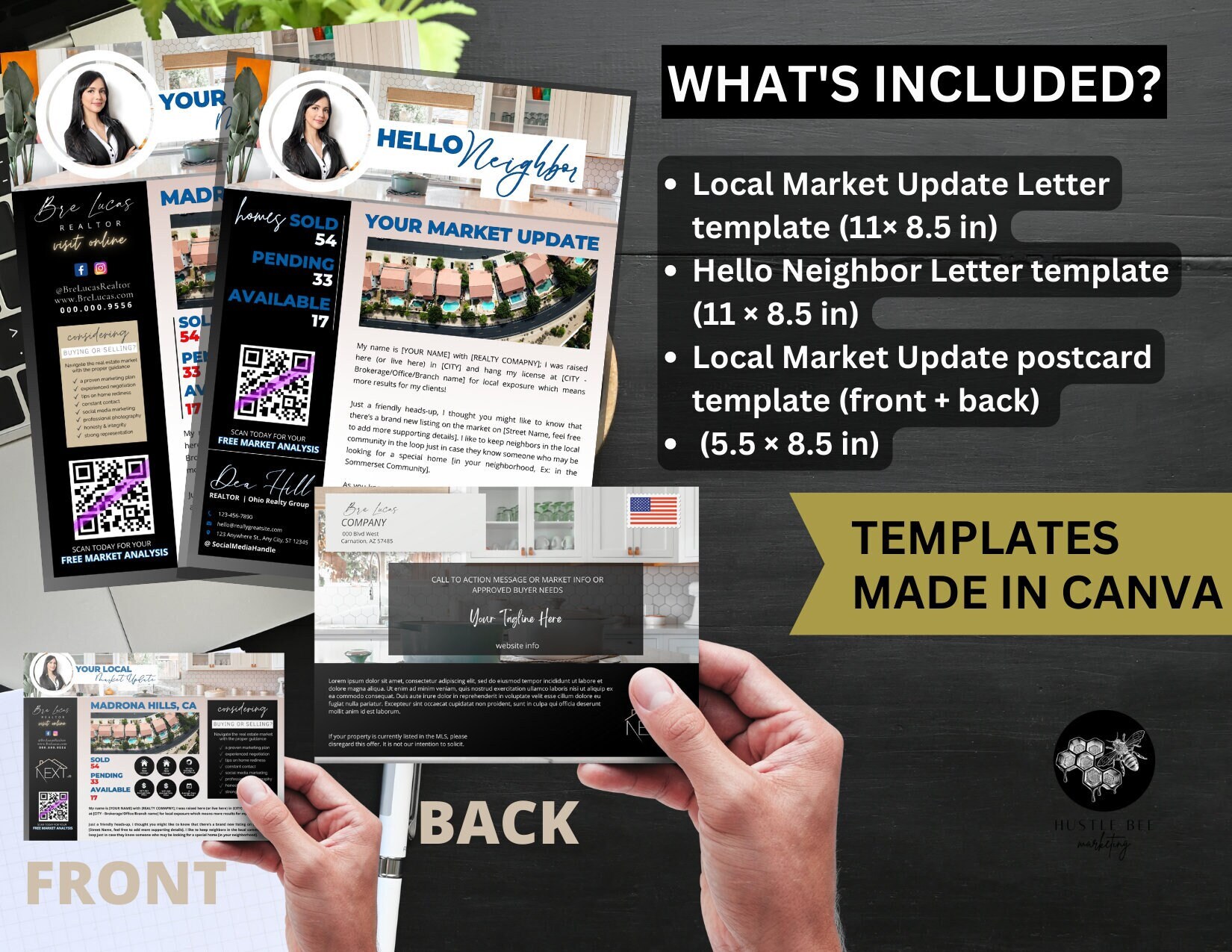 Printable Direct Mailer | Real Estate Letter Template | Hello Neighbor ...