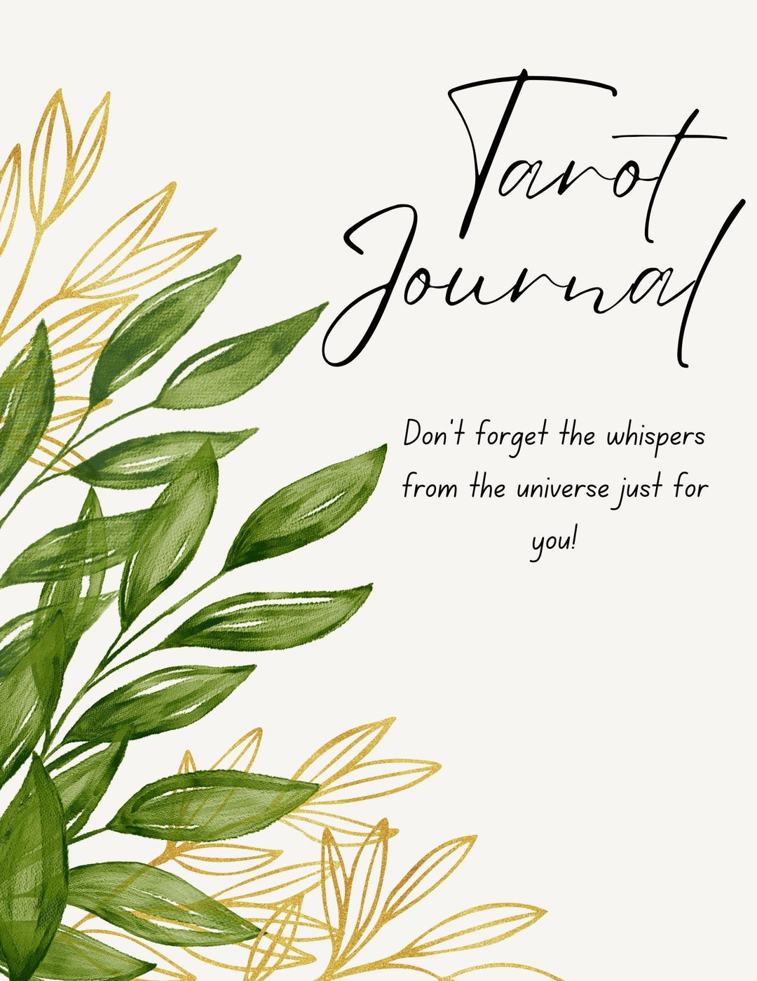 Daily Tarot Journal - Etsy