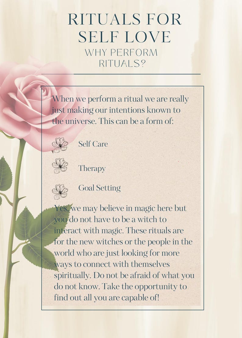 Ritual for Self Love - Etsy