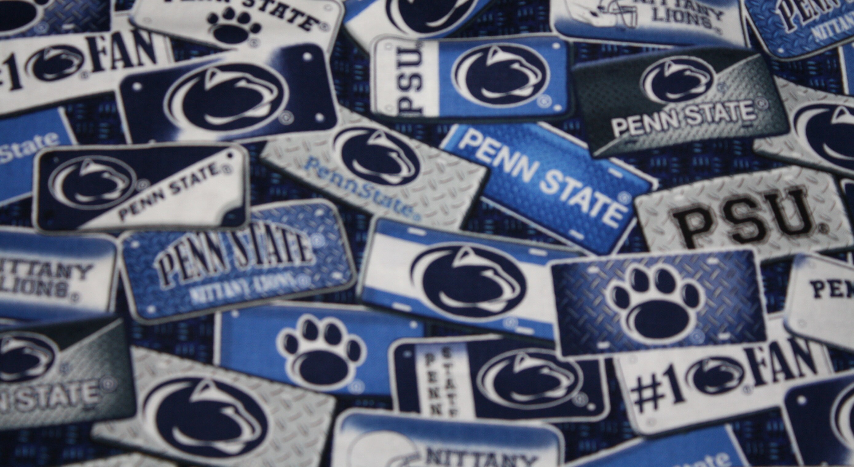 Penn State Cotton Fabric Material 1/4 Yard 9" X 43" We Are Penn State ...