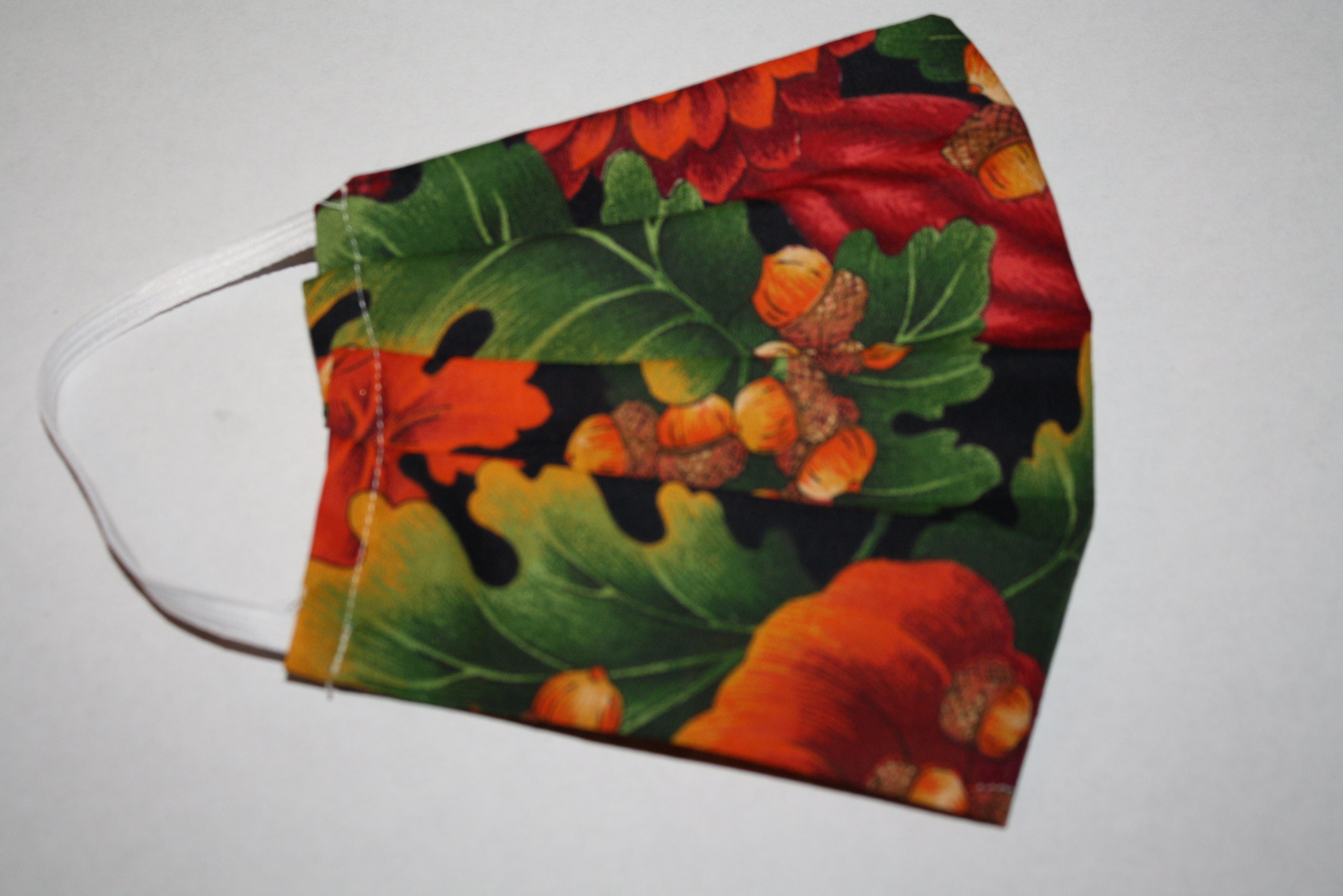 Maple Leaf Face Mask Adult Size Cloth Fall Leaves Maples Washable ...