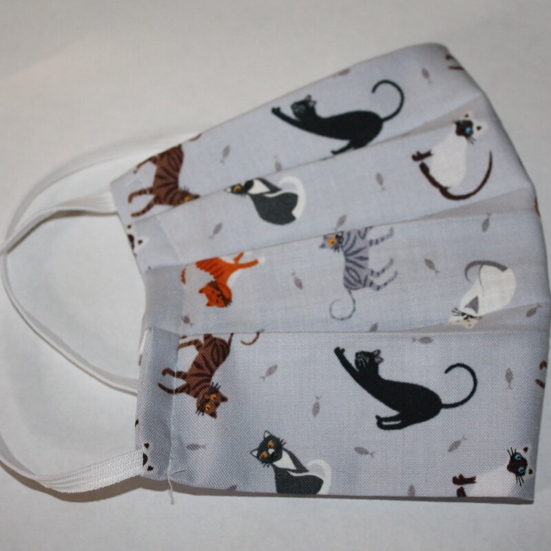 Cat Face Mask - Etsy