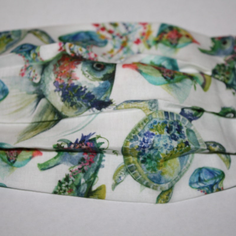 Sea Turtle Face Mask - Etsy