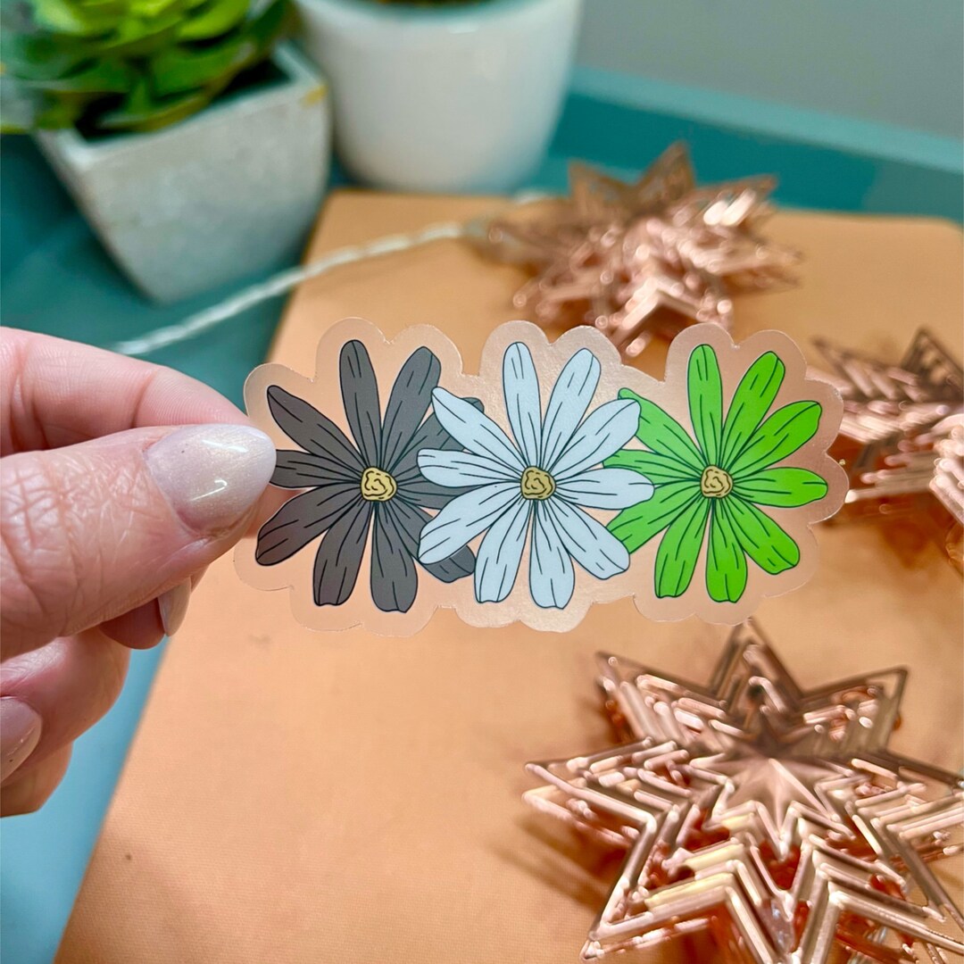 Subtle Agender Pride Sticker | Subtle Aromantic Pride Sticker | Agender ...