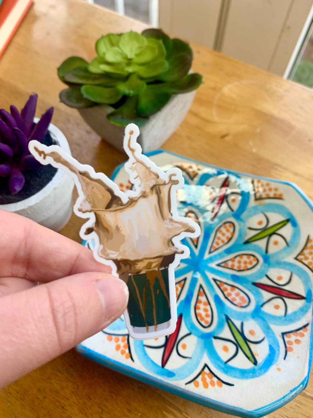 Coffee Splash Sticker | Coffee Sticker | Coffee Cup Sticker | Coffee ...