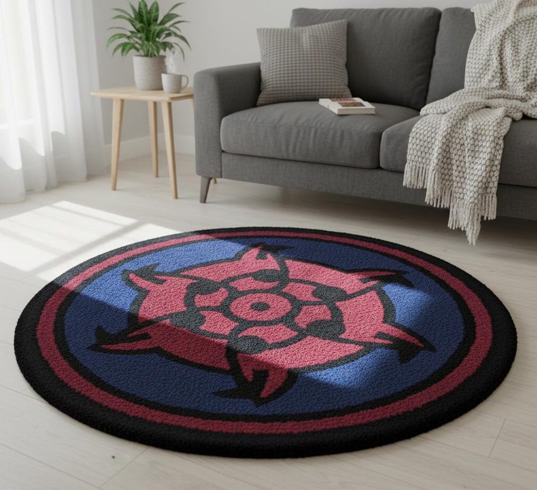 Akatsuki Inspired Anime Rug Hand-tufted Carpet for Kids, Living Room ...