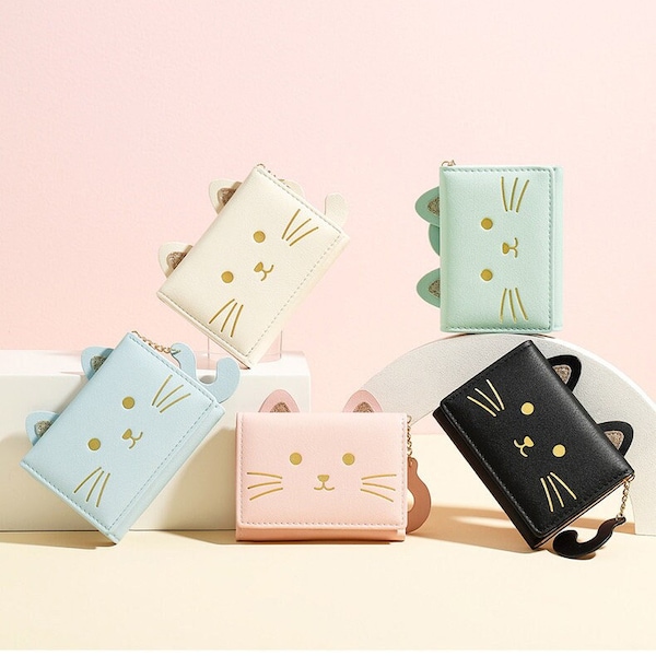 Cat Wallet - Etsy