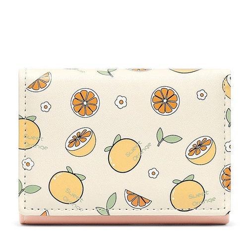 Kawaii Japanese Small Wallet Three Fold Wallet/coin Purse/card - Etsy