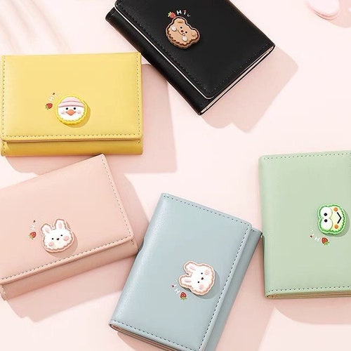 Personalized Wallet Cute Kawaii Pink Rabbit Wallet/animal - Etsy