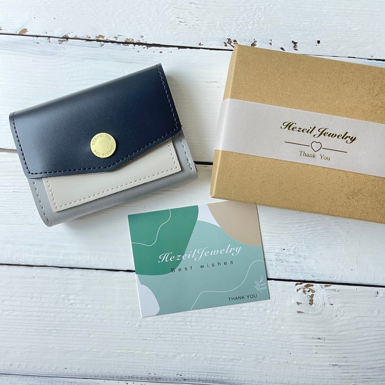 Cute Kawaii Korea Blue Lady Small Wallet/ Purse/card Holder/gift for ...